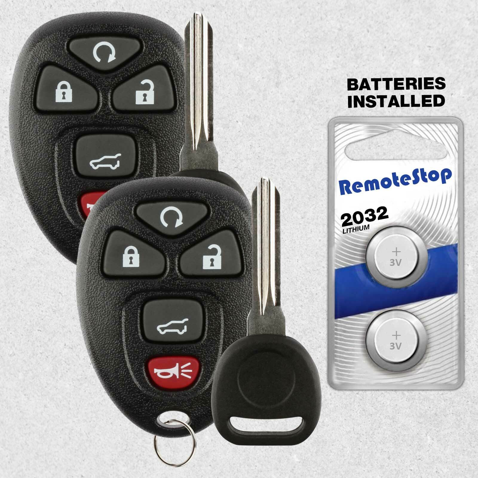 2 For 2008 2009 2010 2011 2012 2013 Buick Enclave Keyless Car Remote ...