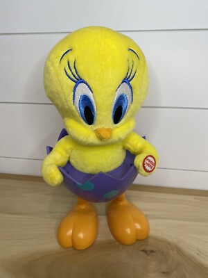 Hallmark Tip n' Fall Tweety Bird Sound & Motion Easter Egg Marches ...