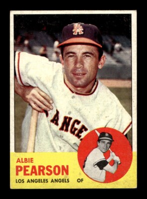 1963 Topps #182 Albie Pearson Angels EX *3w | eBay