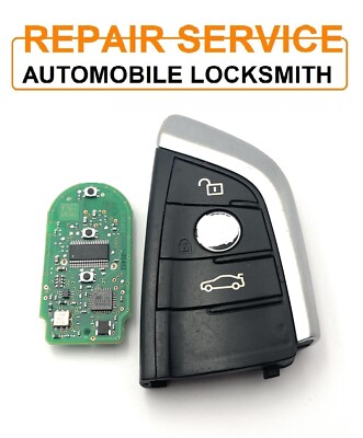for BMW X5 F32 F33 F34 F35 F44 F45 Series 3 Button Smart Remote Key Fob ...
