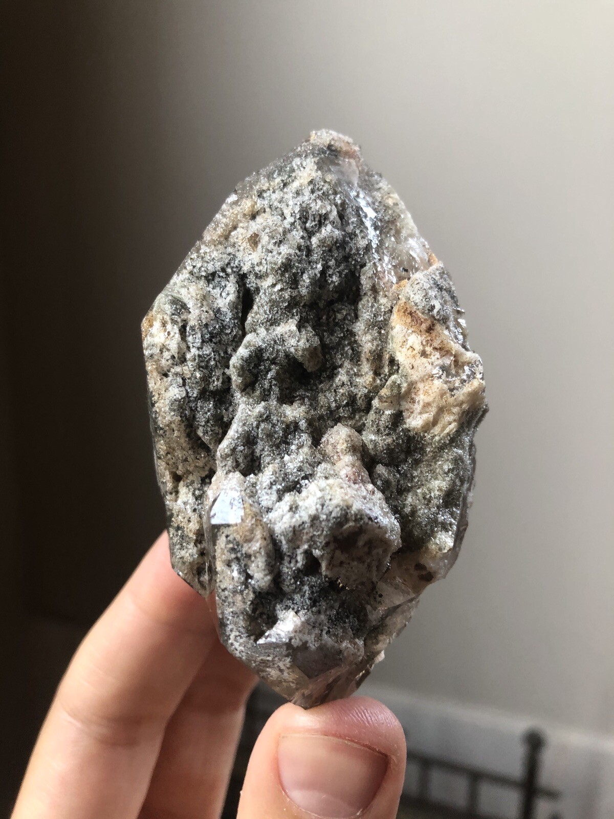 168g Lodolite Quartz Crystal Elestial Quartz Garden Quartz Brazil ...