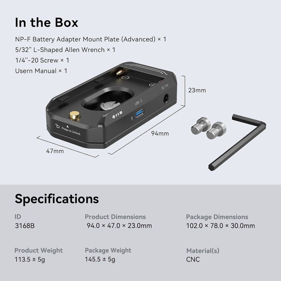 SmallRig A7 IV Camera Cage Kit (Handle+Cage+Mini Matte box)for Sony a7 ...