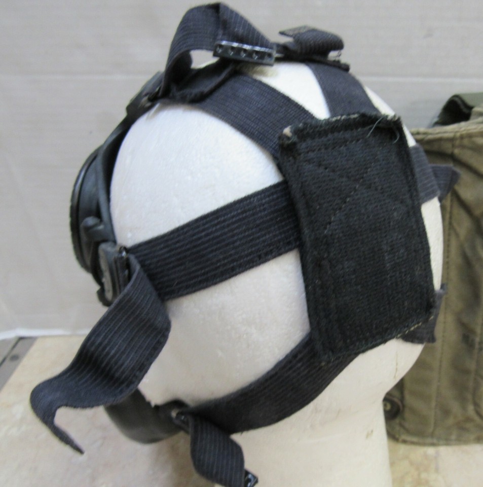 US M17 Gas Mask Head Harness Strap C8R1 New Old Stock Vietnam Era M17A1 ...