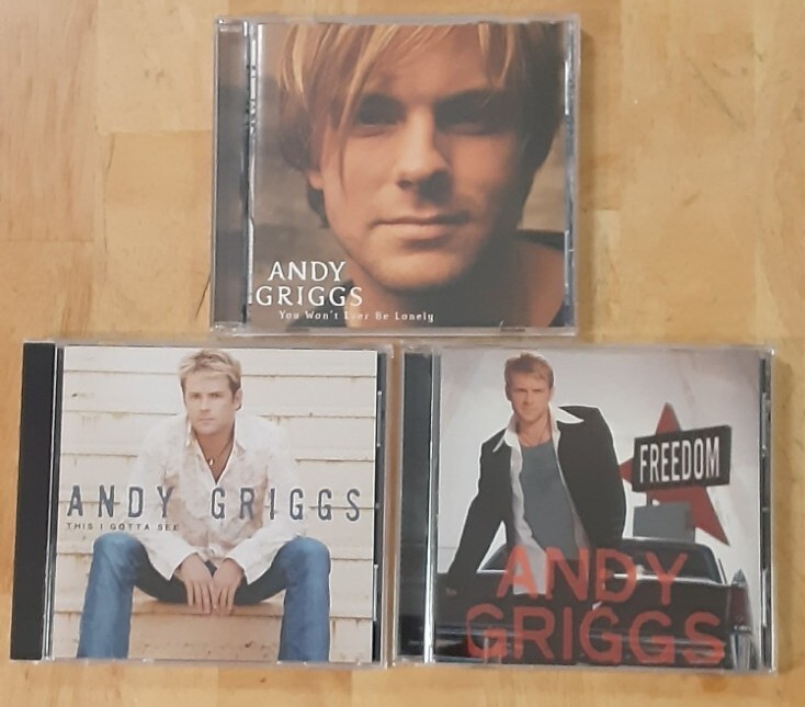 Lot Of Three CDs By Andy Griggs: You Won't Ever Be Lonely, This I Gotta ...