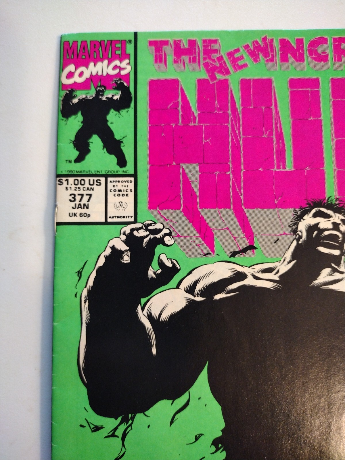 The Incredible Hulk #377 (1991) 1st Appearance of Professor Hulk Guilt ...