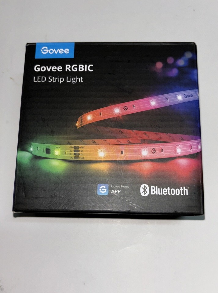 Govee RGB LED Strip Lights, Bluetooth RGB LED Lights w App Control Lot ...