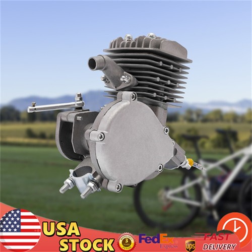 2-Stroke 80CC Bicycle Motor Kit Bike Motorized Petrol Gas Powered ...