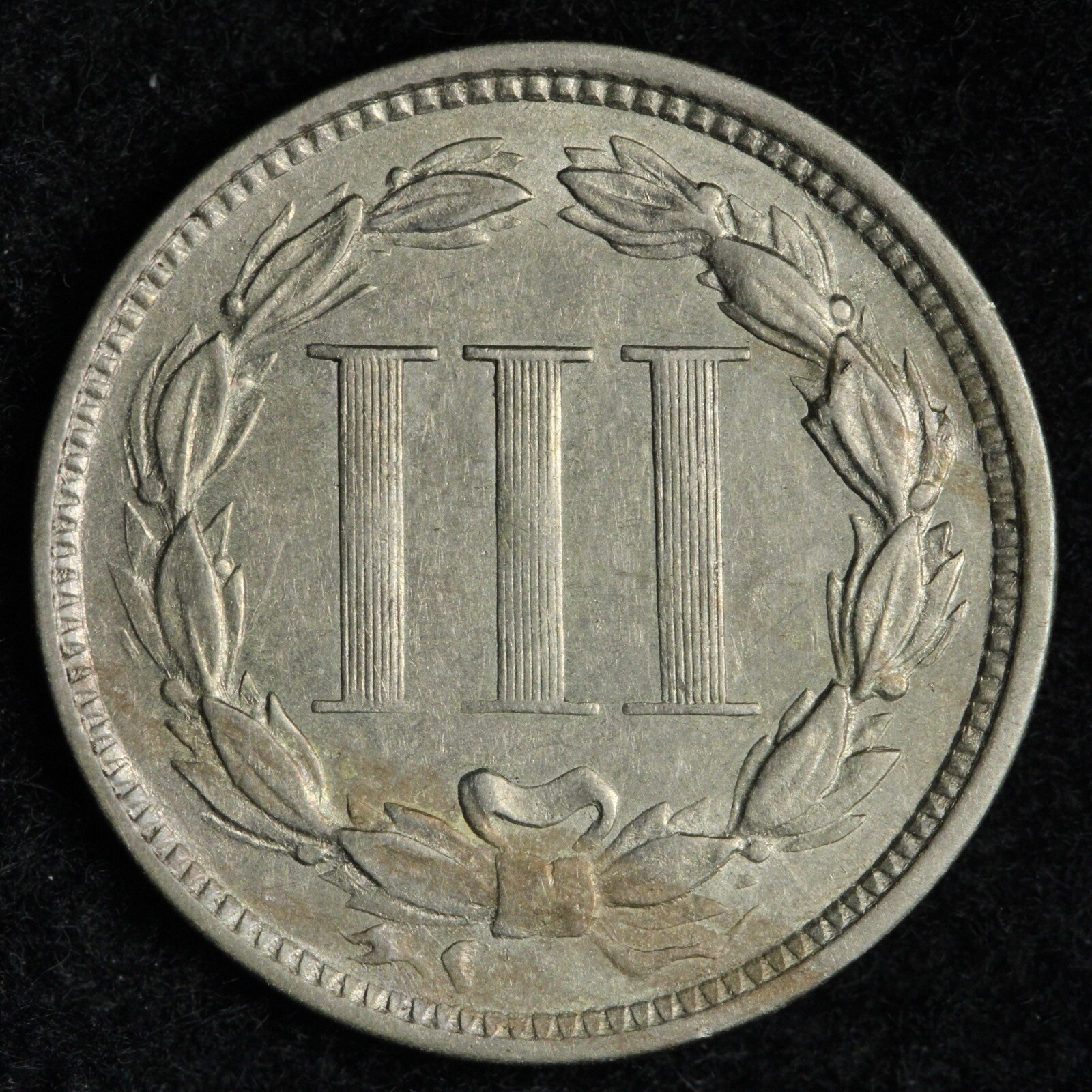 1867 Three Cent Nickel Piece BU *UNCIRCULATED* MS E213 VKFU | eBay