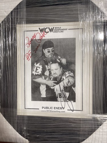 PUBLIC ENEMY Promo WRESTLING PHOTO ECW WCW GRUNGE ROCCO ROCK Signed | eBay