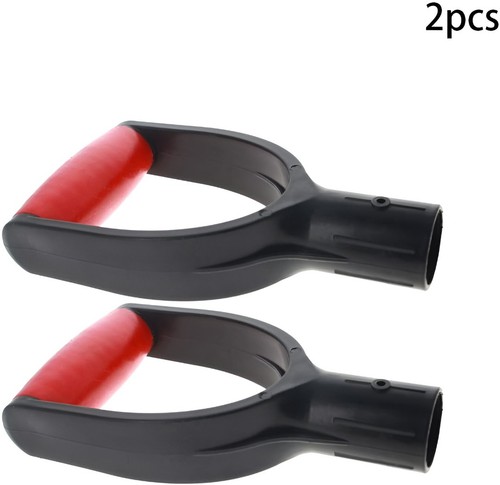 2 Pack 1-1/4” D-Grip Shovel Handles Polypropylene Replacement for Rakes ...