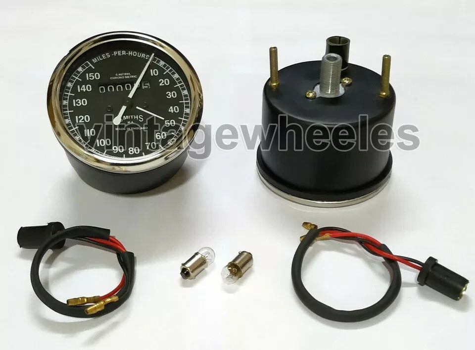 Smiths Replik 150 Mph Tacho 8,000 Drehzahl Tachometer Für BSA Norton ...