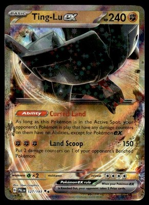 Pokemon TCG Paldea Evolved #127/193 Ting-Lu ex | eBay