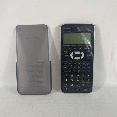 Sharp EL-W516X WriteView Scientific Solar Powered Calculator with Case ...