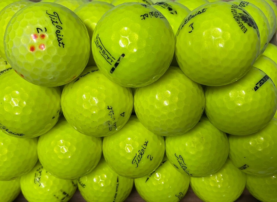 50 Titleist Tour Soft 3A Yellow Used Golf Balls AAA | eBay