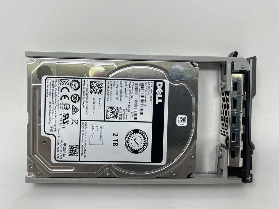 VR92X Dell Seagate ST2000NX0423 2TB 2.5" SATA 6Gb/s R630 R620 T630 Hard ...