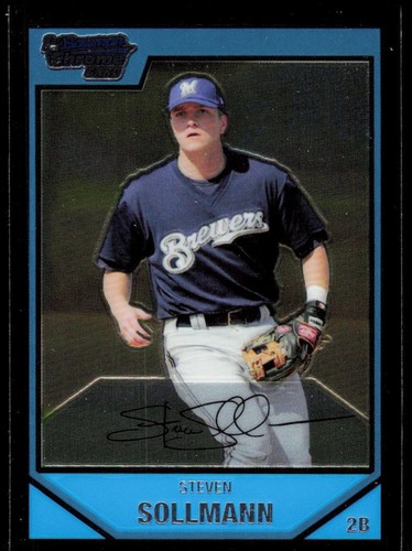 2007 Bowman BC39 Steven Sollmann Milwaukee Brewers | eBay