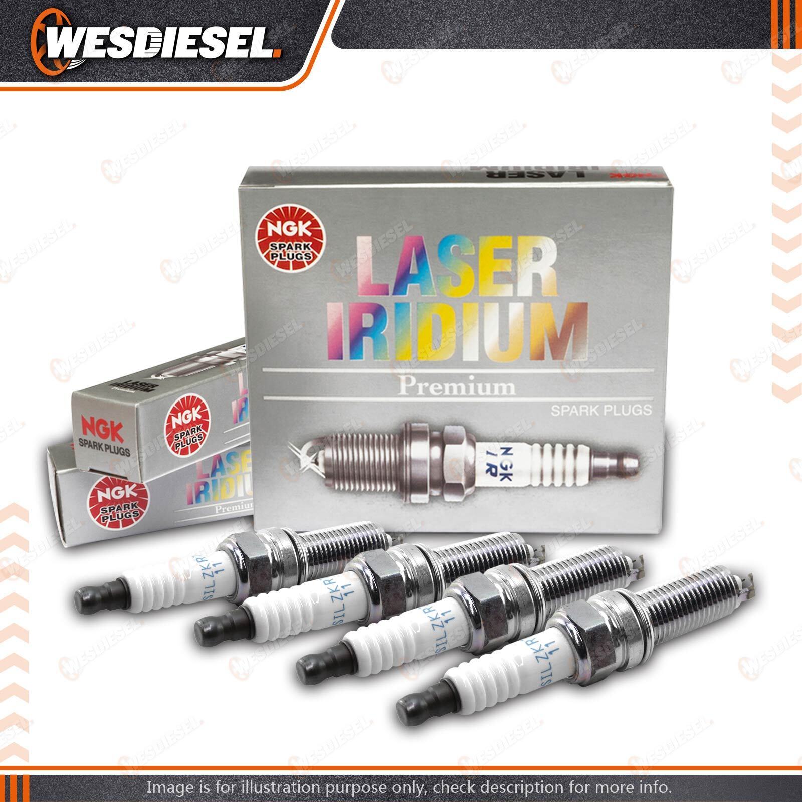 4 NGK Iridium Spark Plugs fit Mercedes Benz B200T C180 C SLK200 CLK ...