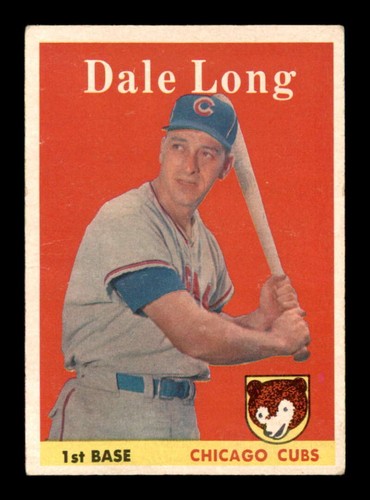 1958 Topps #7 Dale Long VG/VGEX X2985182 | eBay
