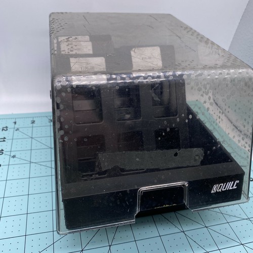 Quill 3.5" Floppy Disk Plastic Storage Box Case Holder - VGC -Vintage ...