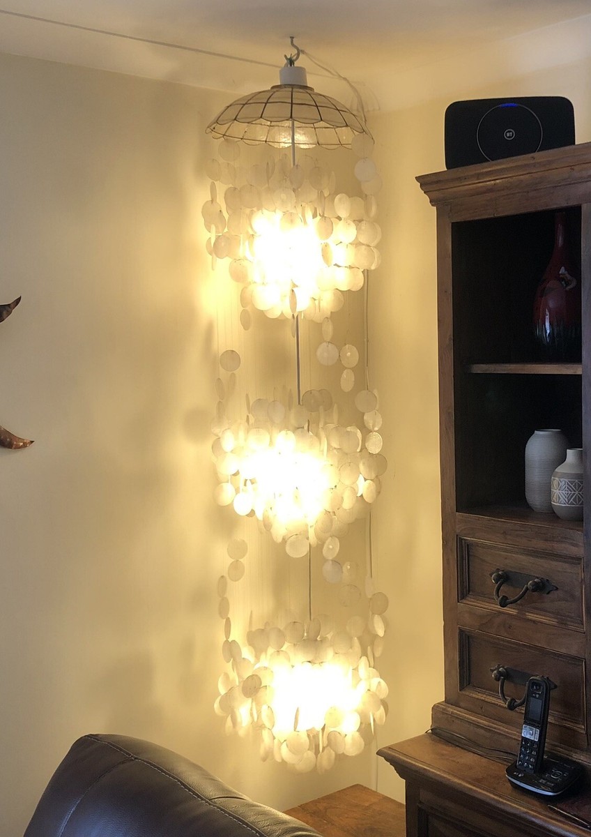 Philippines Capiz Shell Lamp Capiz Shell Globe Chandelier, Capiz Shell