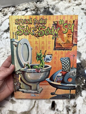 Vintage Pierre Davis Sex To Sexty "Splash Down" #54 Adult Humor Comic ...