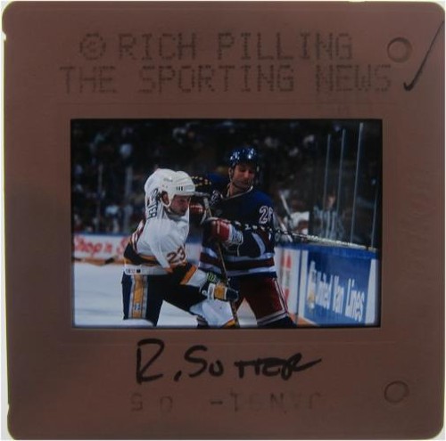 RON SUTTER ST LOUIS BLUES FLYERS BRUINS FLAMES Nordiques ORIGINAL SLIDE ...