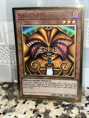 Yu-Gi-Oh MGED-EN005 Exodia The Forbidden One Ultra Set Rare 1st Edition ...