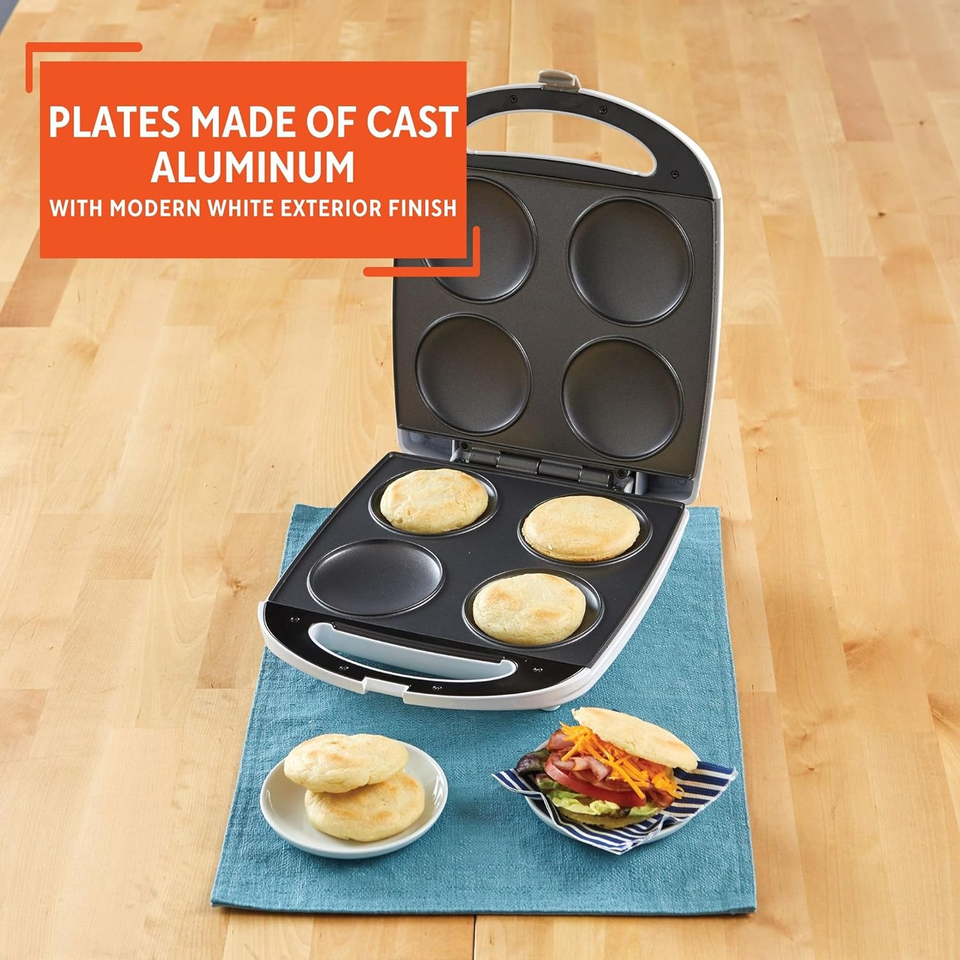 USA 4 Slot Electric Arepa Maker with Nonstick Surface (1,200-Watts) | eBay