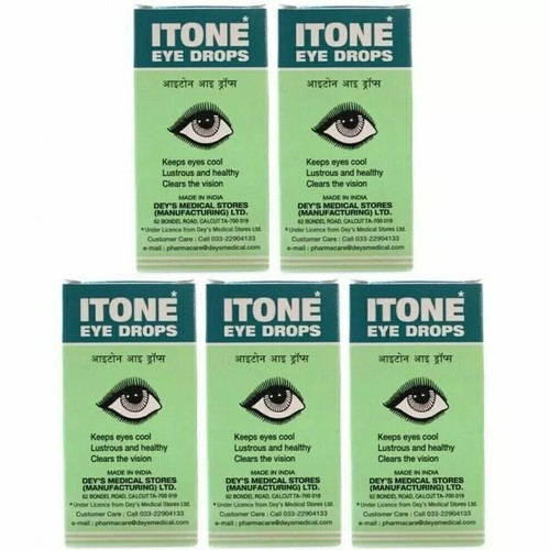 10pc x ITONE Eye Drops Herbal Ayurvedic for Conjunctivitis, Itching of ...