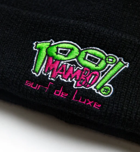 100% Mambo Surf Deluxe Beanie Black | eBay