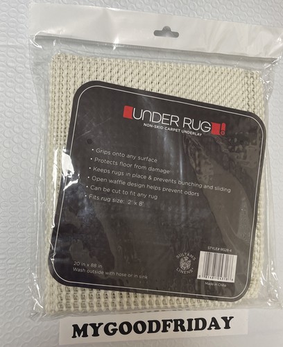 Under Rug Grip 8 ft X 2 ft To Keep Rugs From Slipping Safety (20x88 ...