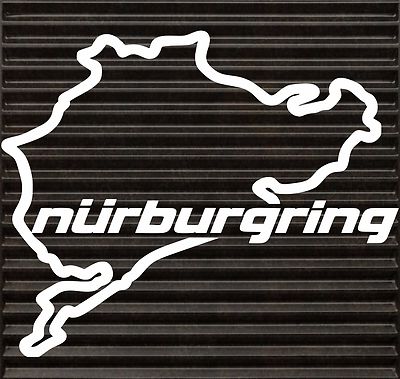 Nurburgring Decal Funny JDM BMW honda VW race car tablet track window ...