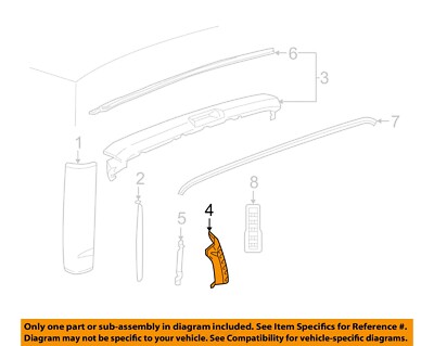 GM OEM 03-24 Express 1500 Rear Body Floor Exterior Trim-Applique ...