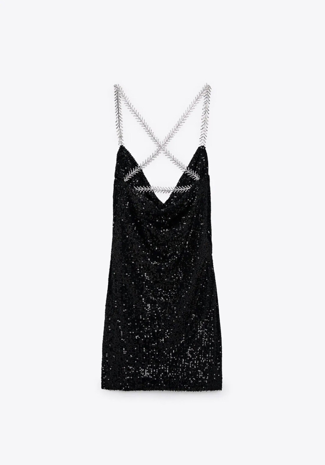 zara pailetten Kleid Gr. XS schwarz Sexy Silvester Kleid ZARA | eBay.de