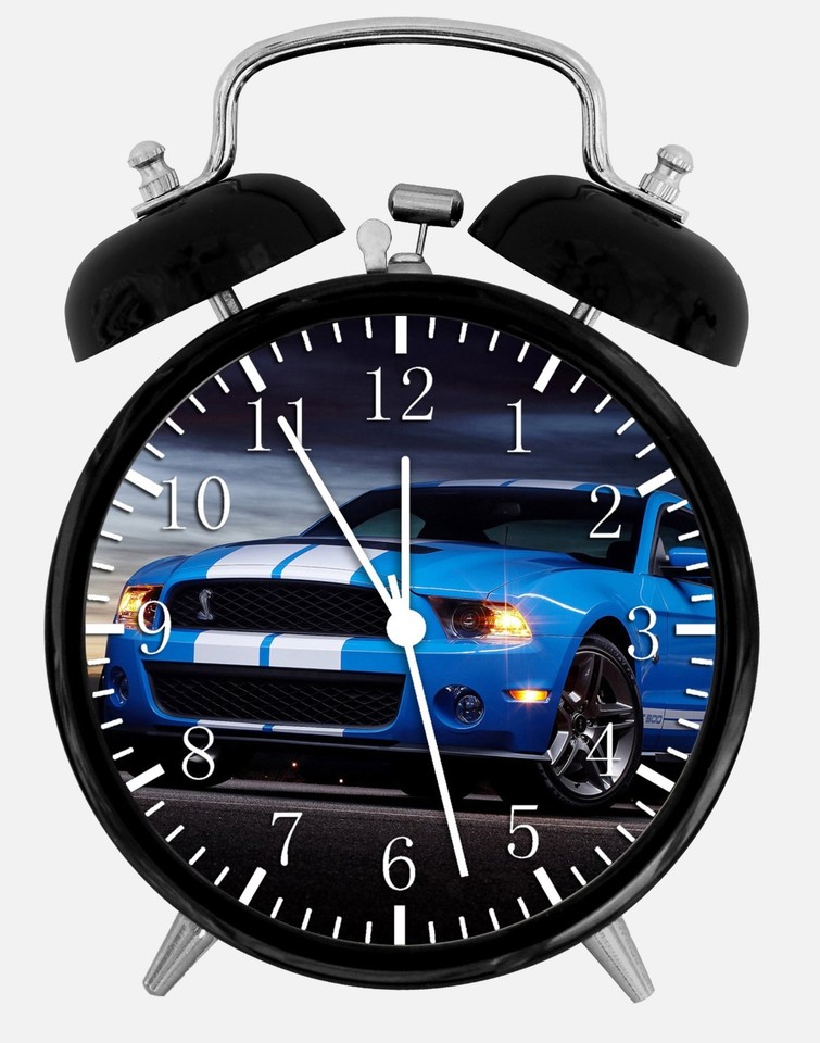 Mustang GT Cobra Alarm Desk Clock 3.75" Home or Office Decor W179 Nice ...