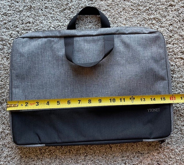 Ytonet TSA Laptop Case with Handle 15.6 inch Gray with Black Water ...