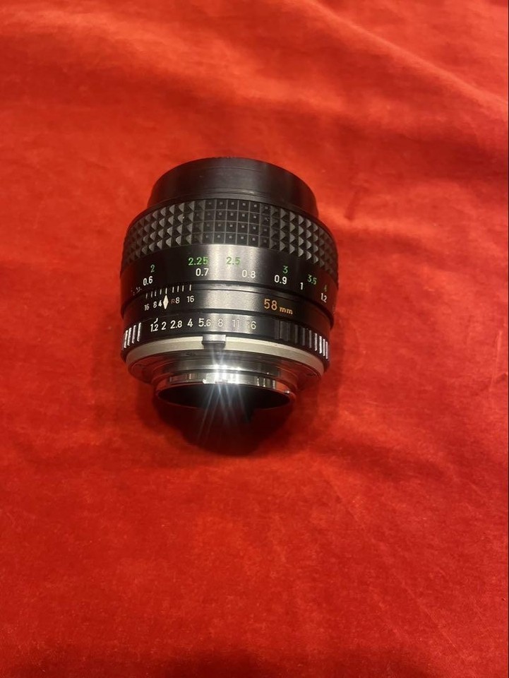 Minolta Hawk'S Eye MC Rokkor PG 58mm F1.2 Camera Lens Used | eBay
