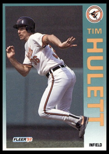 1992 Fleer #11 Tim Hulett Baltimore Orioles Baseball Card | eBay