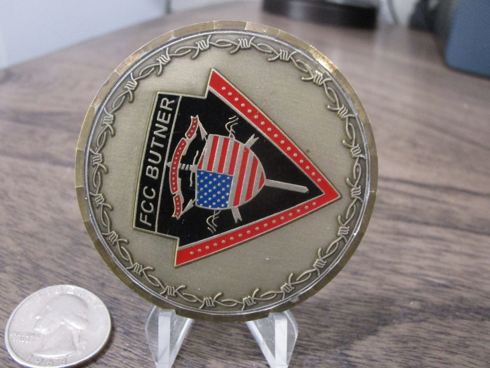 BOP FCC Butner Federal Correctional Complex Prison Challenge Coin #483R ...