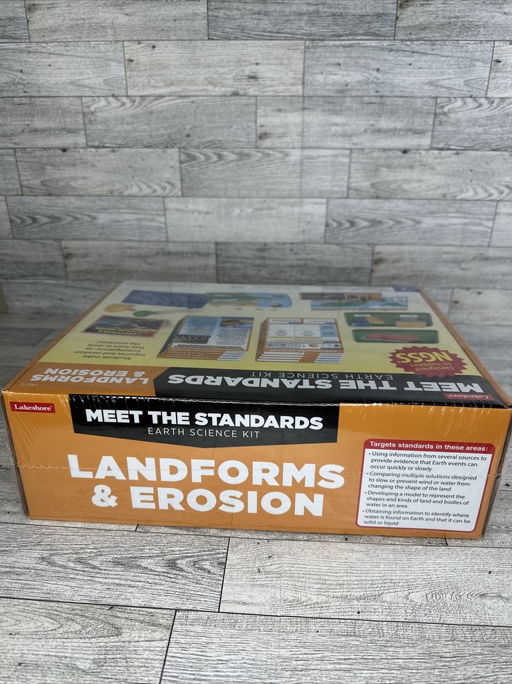 Lakeshore Meet The Standards Earth Science Kit Landforms And Erosion ...