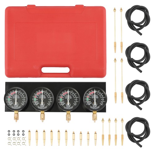 Fuel Vacuum Carburetor Synchronizer Carb Tools sync 4 Gauge Set with ...