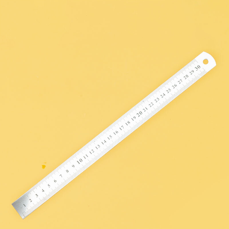 Metal Scale Ruler Stainless Steel Metric Imperial 150mm 200mm 300mm 6 ...
