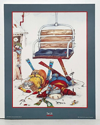 The Lift, Gary Patterson Poster, 1985 reproduction print | eBay
