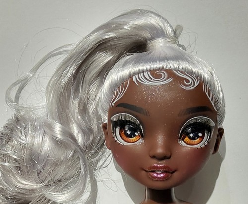 Rainbow High Divas Ayesha Sterling Silver Nude Articulated Fashion Doll ...