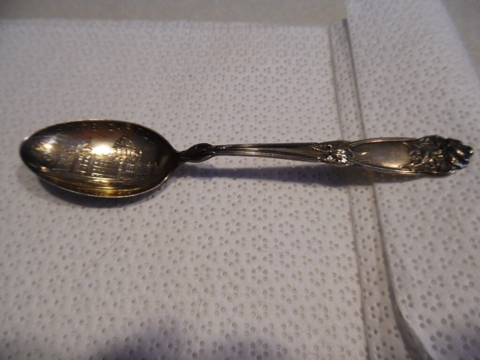 Vintage Sterling Silver Minnesota Souvenir Spoon State Capitol St. Paul ...
