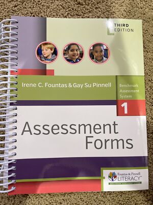 Fountas & Pinnell Benchmark Assessment System 1 Assessment Forms 3rd ...