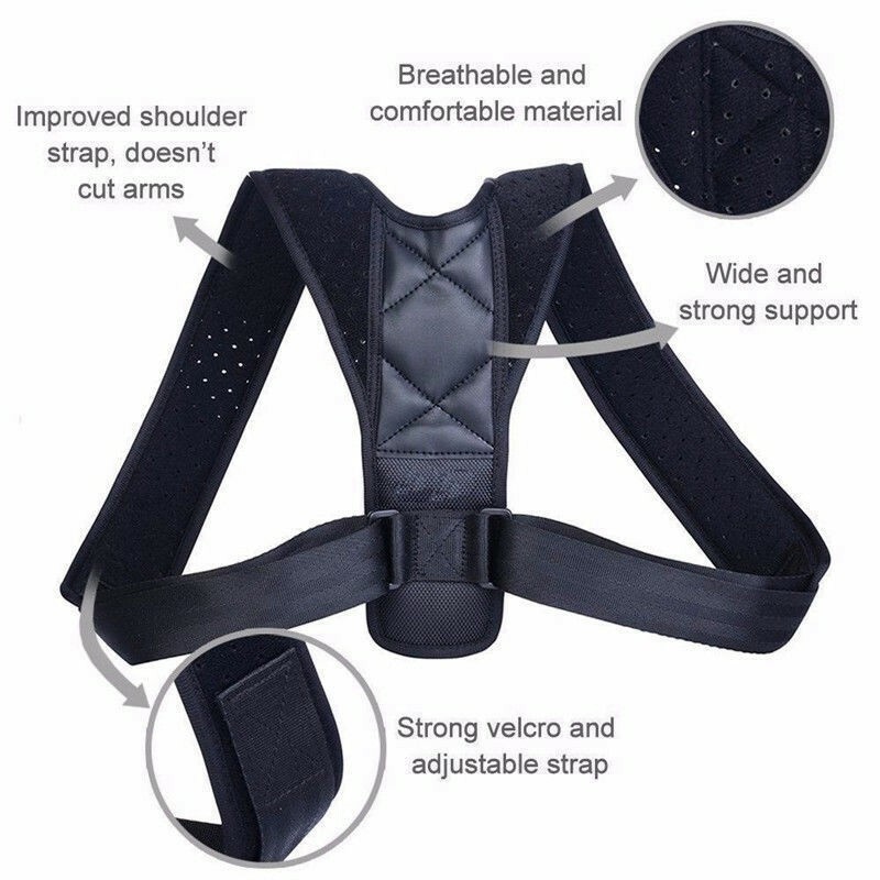 Shoulder Spine Posture Correction Band Humpback Back Pain Relief ...