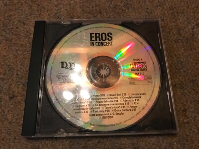 Eros in Concert von Eros Ramazzotti | CD 1| 1991 DDD | eBay.de