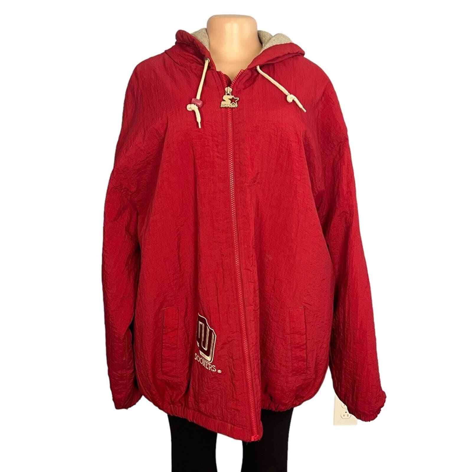 Oklahoma University Mens Sooners Vintage Starter Jacket Size XL | eBay