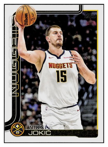 Nikola Jokić 2025-26 Topps #101 Denver Nuggets NBA *315 | eBay